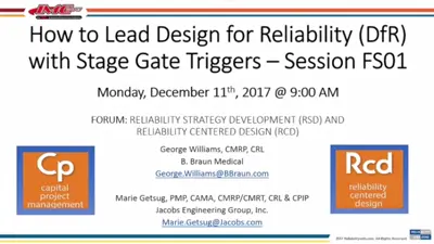 How to Lead Design for Reliability (DfR) with Stage Gate Triggers ...